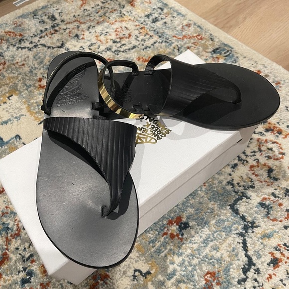 Ancient Greek Sandals | Shoes | Perfect Condition Luxury Black Drepani ...